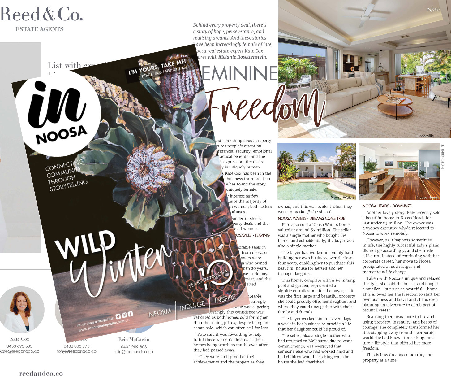 Feminine Freedom: Kate Cox - Reed & Co. - Reed and Co